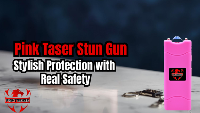 Pink Taser Stun Gun: Stylish Protection with Real Safety - FIGHTSENSE
