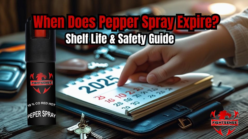 When Does Pepper Spray Expire? Shelf Life & Safety Guide - FIGHTSENSE