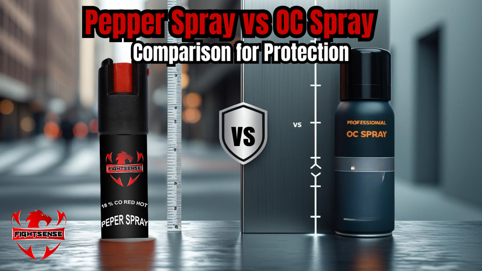 Pepper Spray vs OC Spray: Comparison for Protection - FIGHTSENSE