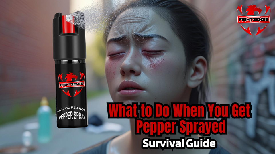 What to Do When You Get Pepper Sprayed: Survival Guide - FIGHTSENSE