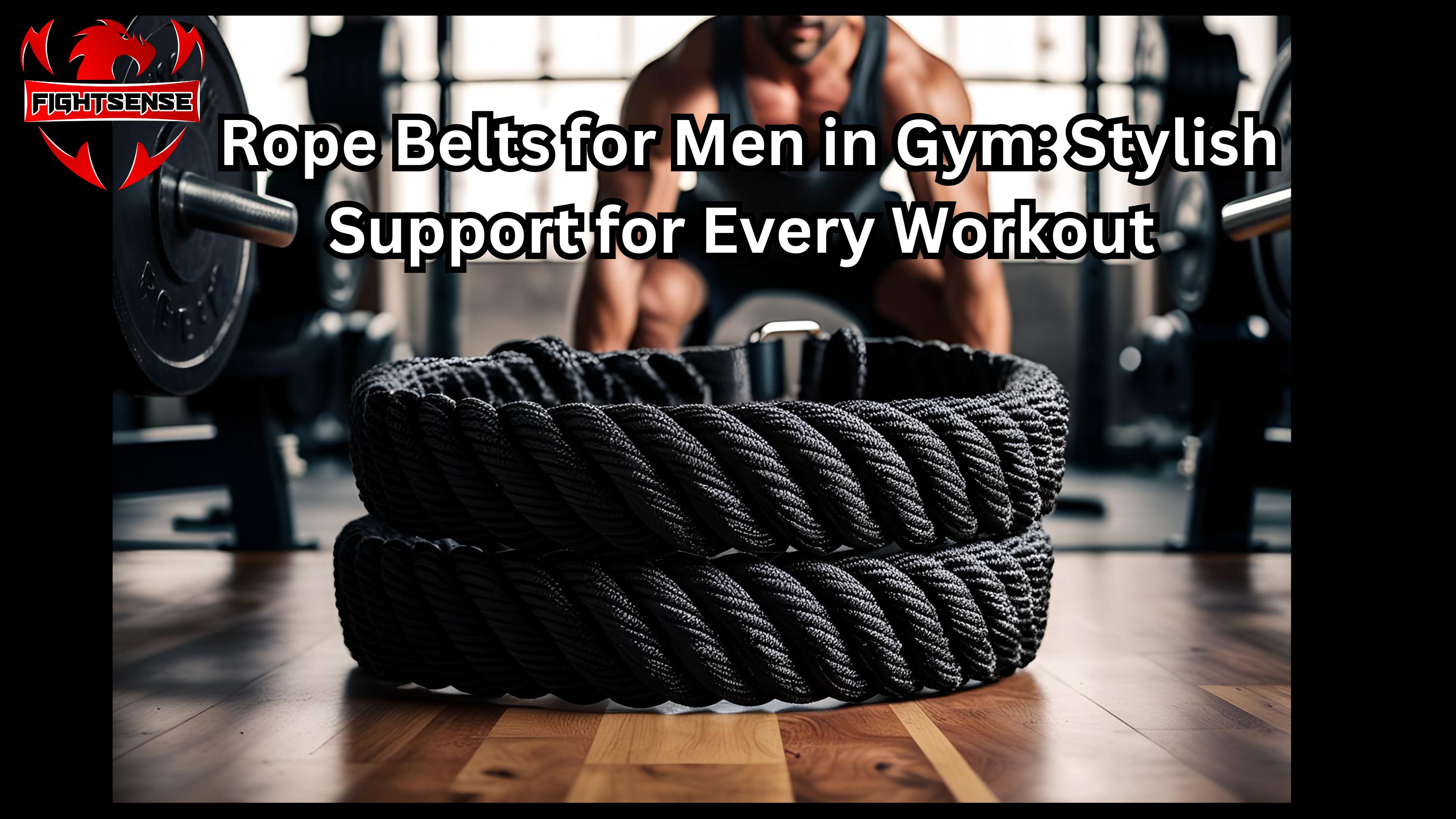 Rope Belts for Men in Gym: Stylish Support for Every Workout - FIGHTSENSE