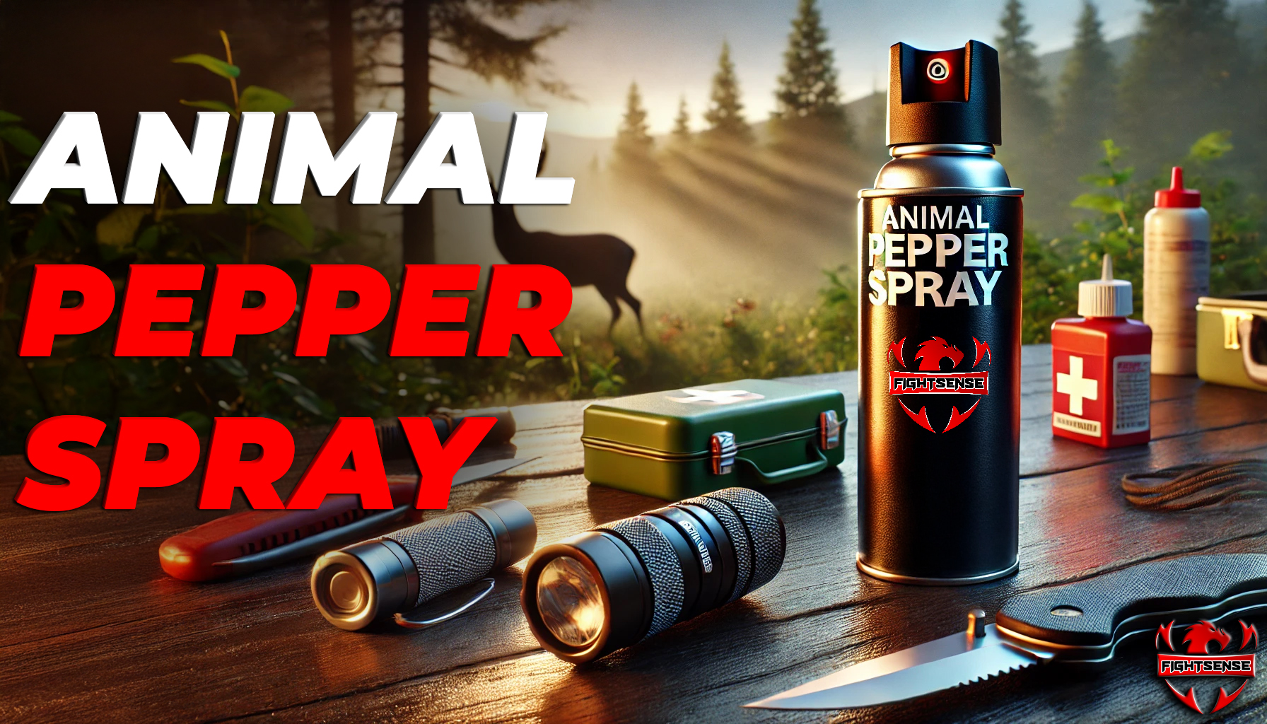 Animal pepper spray: A strong repellent for wild animals - FIGHTSENSE