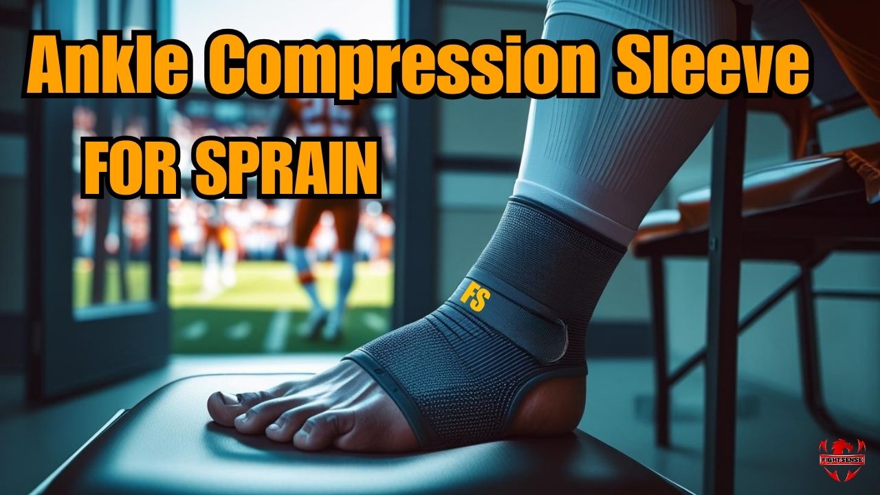 Ankle Compression Sleeve for Sprain: Relief and Support - FIGHTSENSE