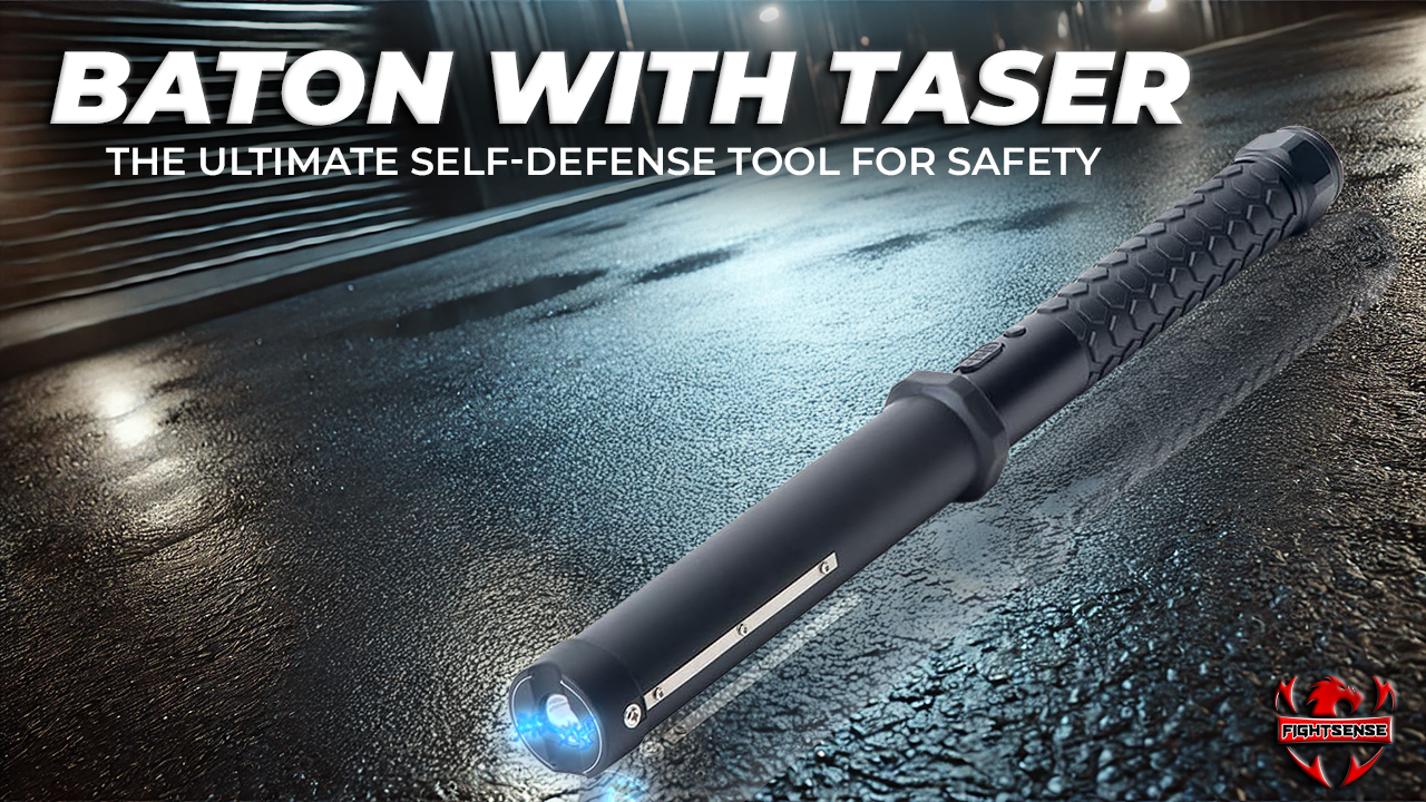 Baton with Taser: The Ultimate Self-Defense Tool for Safety - FIGHTSENSE