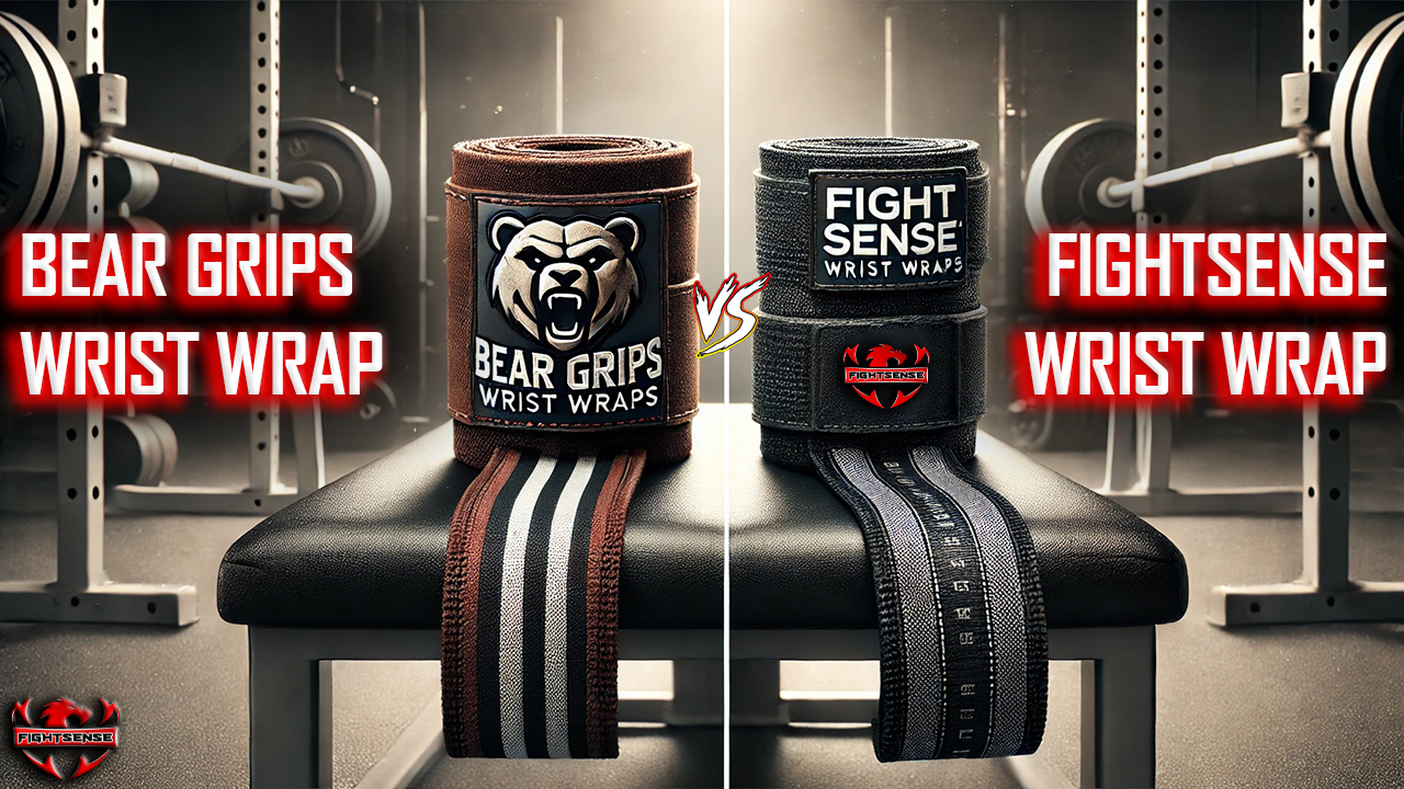Bear Grips Wrist Wraps vs Fightsense: Performance Showdown - FIGHTSENSE