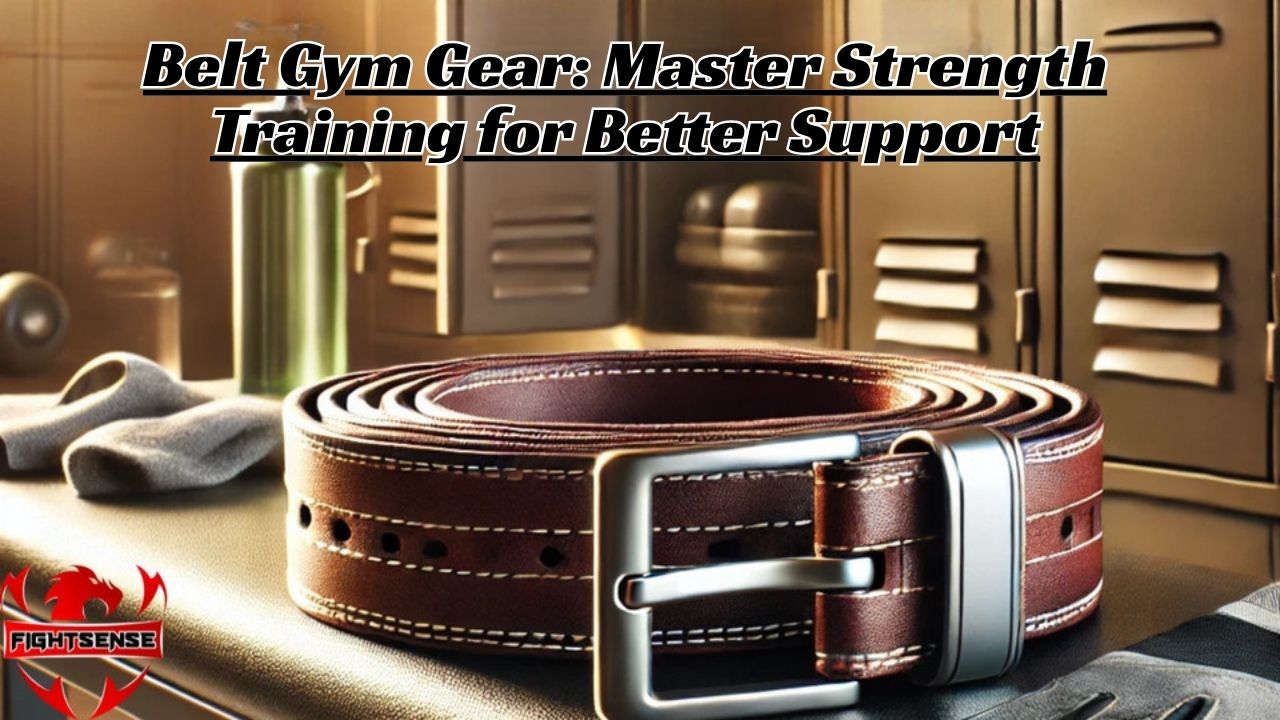 Belt Gym Gear: Master Strength Training for Better Support - FIGHTSENSE