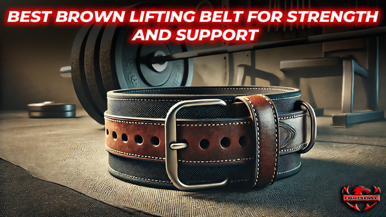 Best Brown Lifting Belt for Strength and Support - FIGHTSENSE