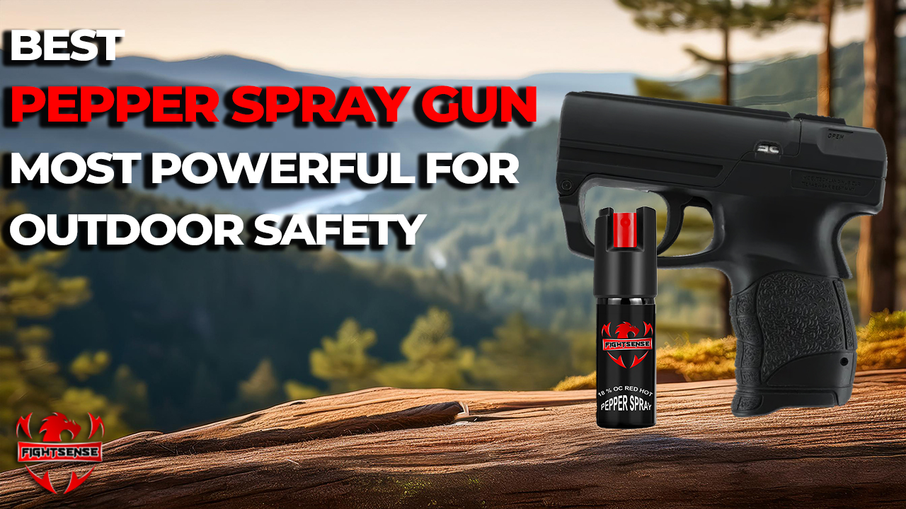 Best Pepper Spray Gun Most Powerful for Outdoor Safety - FIGHTSENSE