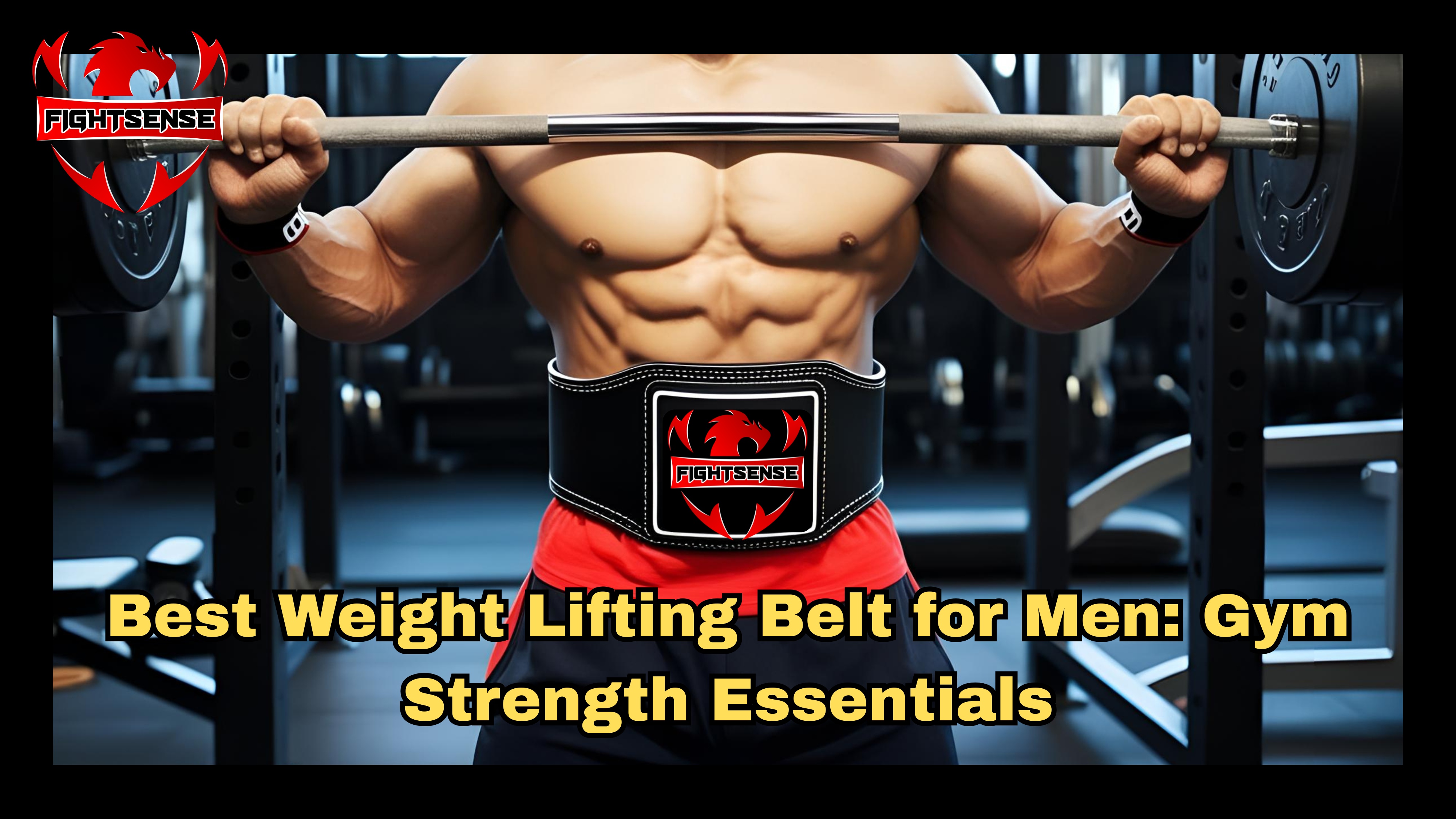 Best Weight Lifting Belt for Men: Gym Strength Essentials - FIGHTSENSE