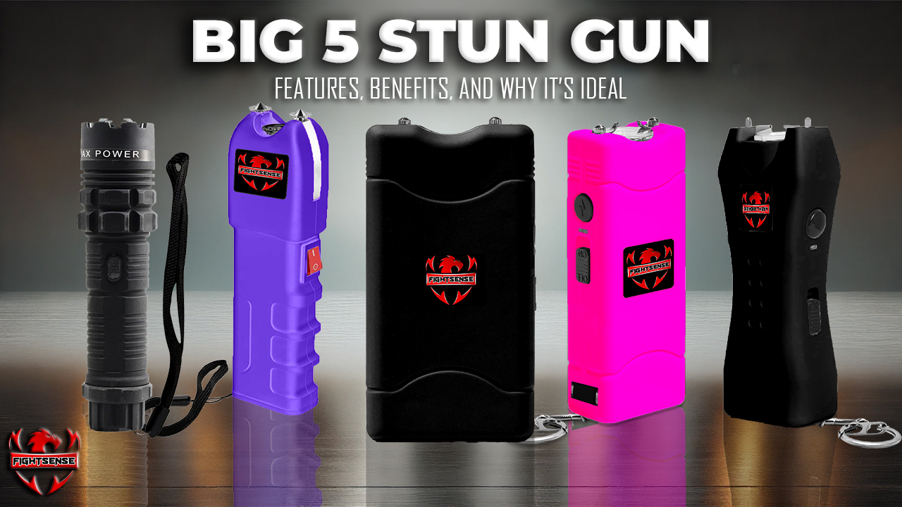 Big 5 Stun Gun: Features, Benefits, and Why It’s Ideal - FIGHTSENSE