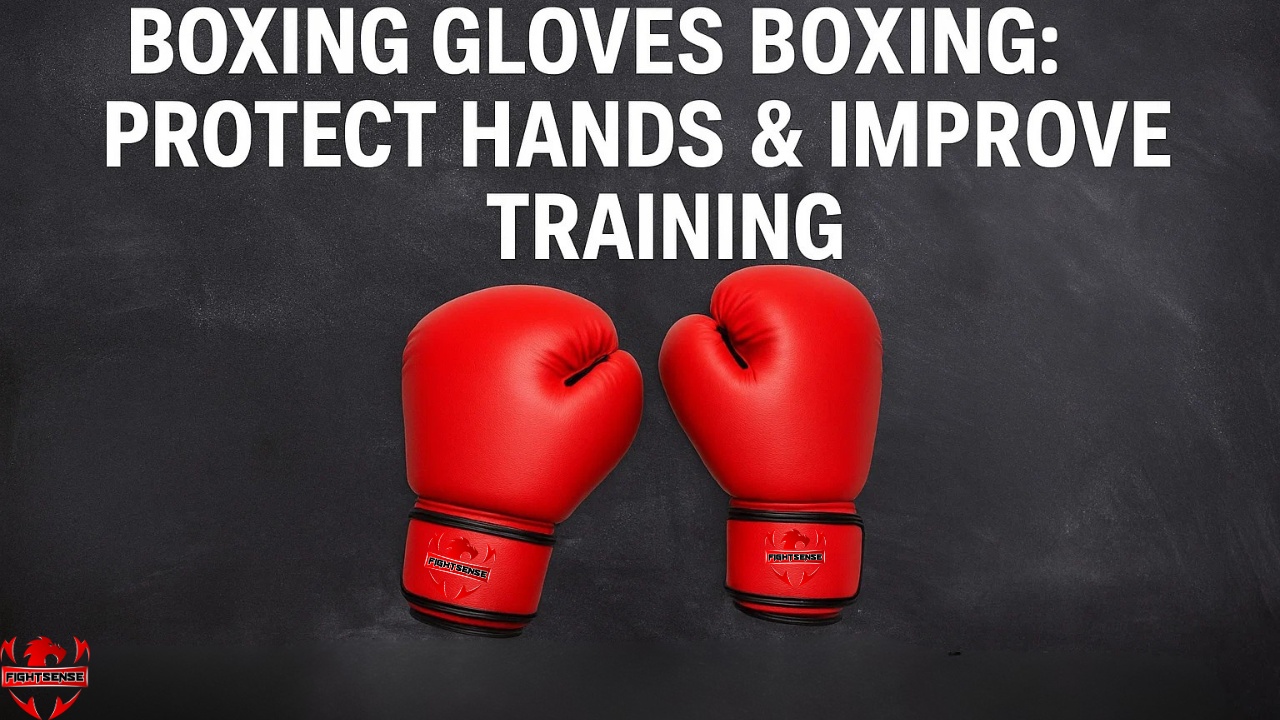 Boxing Gloves Boxing: Protect Hands & Improve Training - FIGHTSENSE