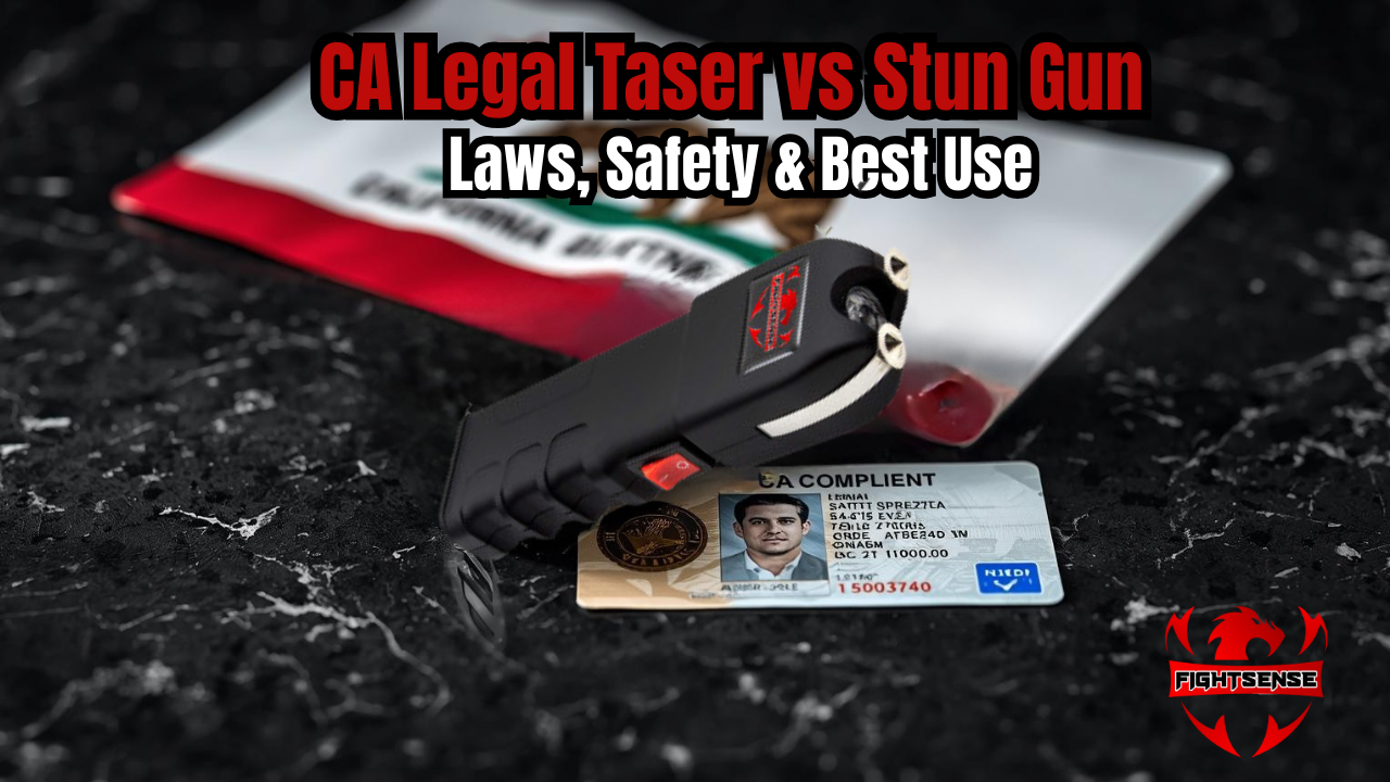CA Legal Taser vs Stun Gun: Laws, Safety & Best Use - FIGHTSENSE