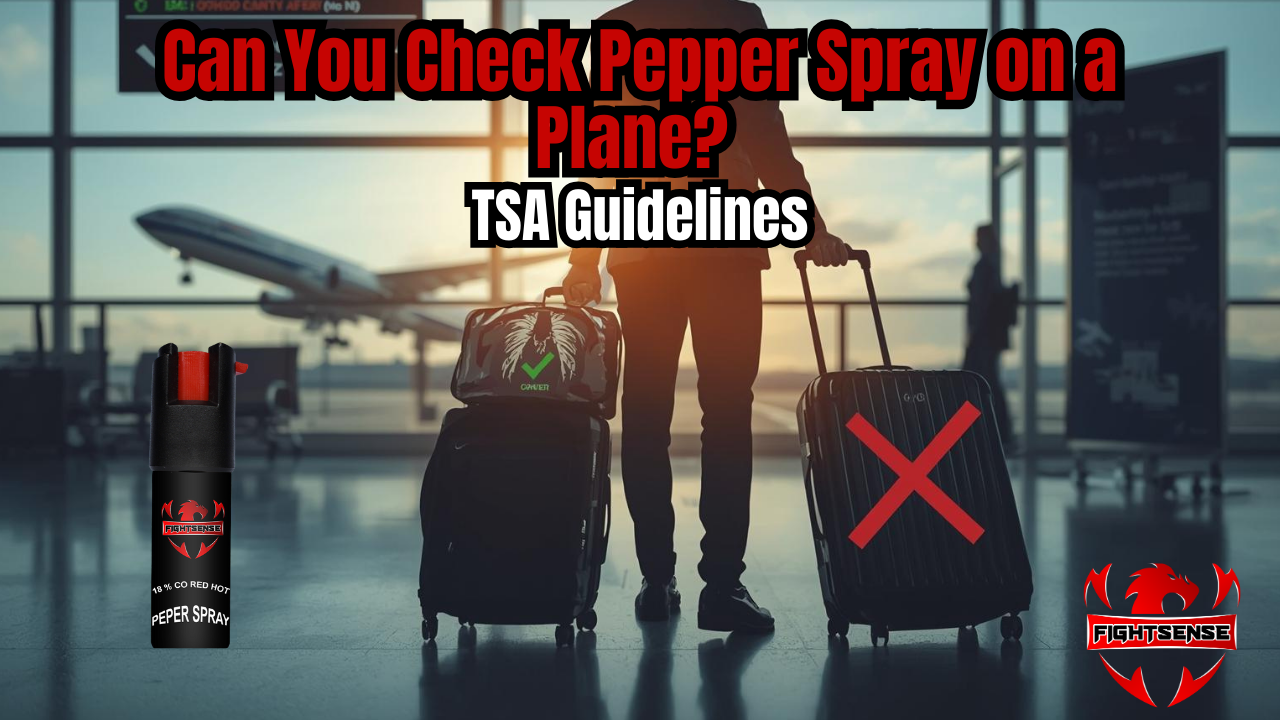 Can You Check Pepper Spray on a Plane? TSA Guidelines - FIGHTSENSE