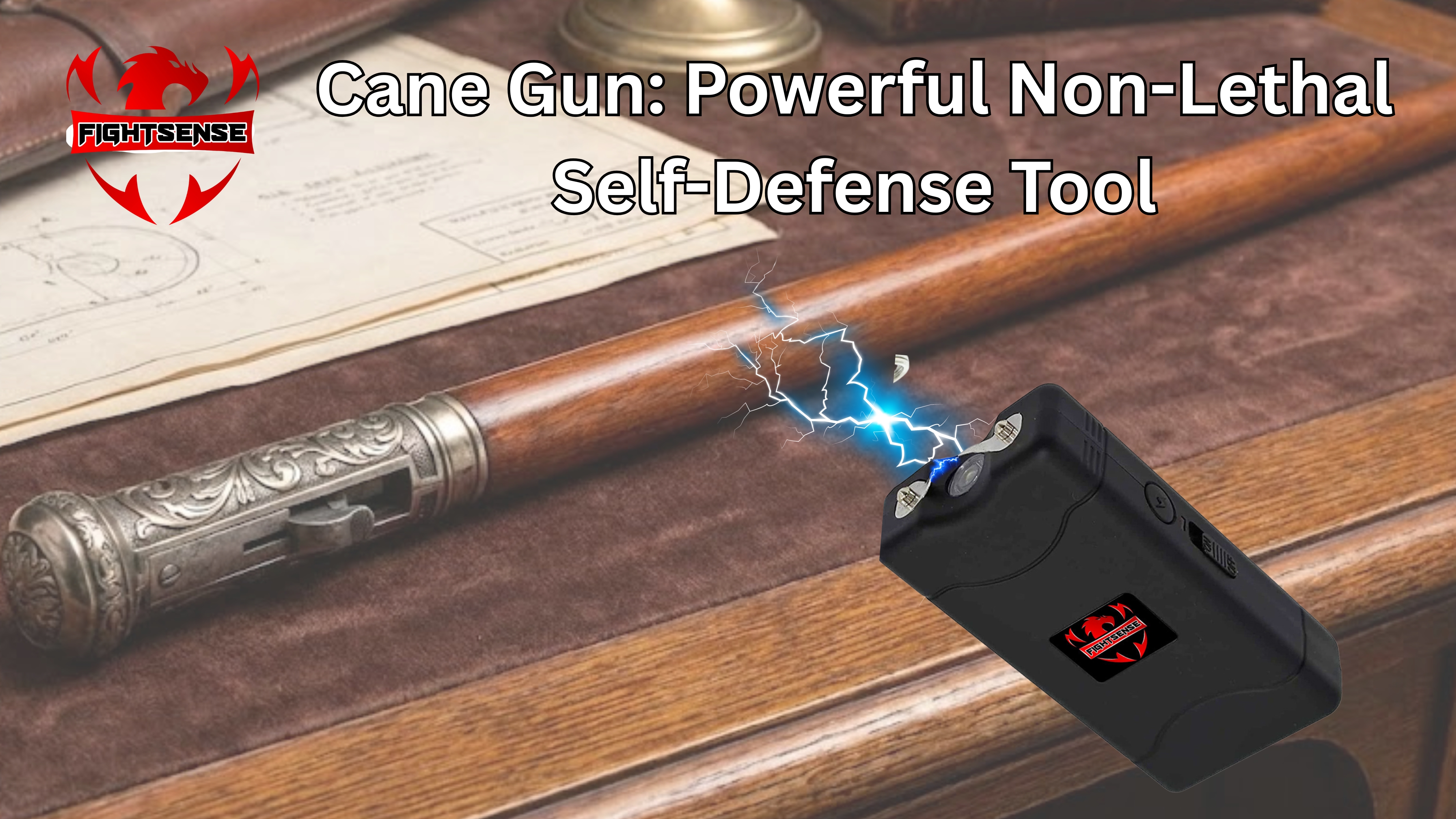 Cane Gun: Powerful Non-Lethal Self-Defense Tool - FIGHTSENSE