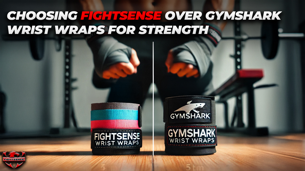 Choosing Fightsense Over Gymshark Wrist Wraps for Strength - FIGHTSENSE