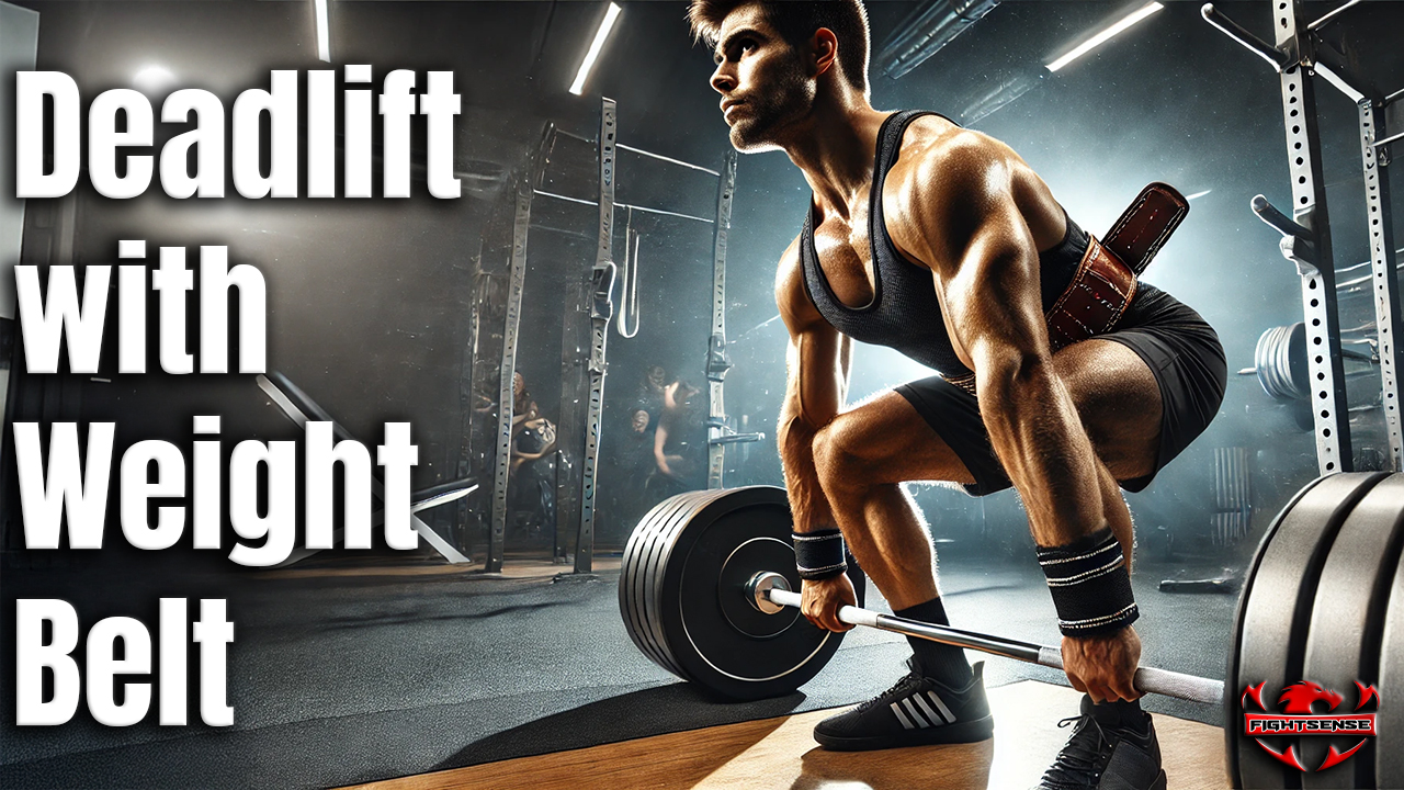 Deadlift with Weight Belt: The Essential Support You Need - FIGHTSENSE