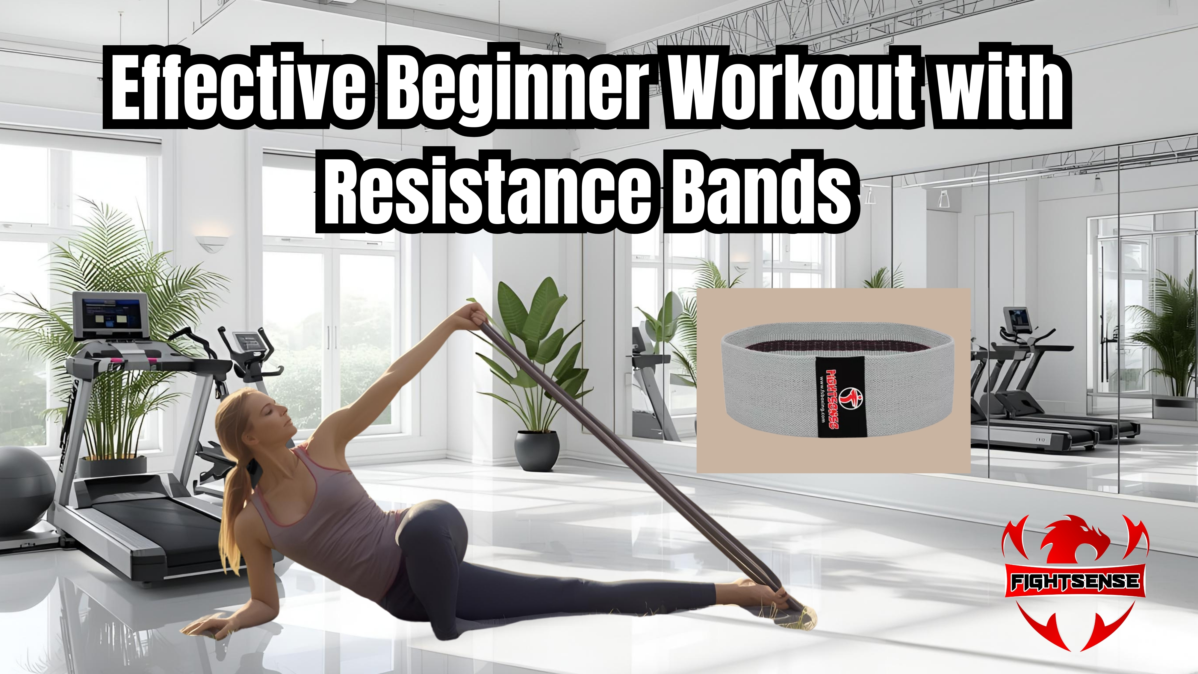Effective Beginner Workout with Resistance Bands - FIGHTSENSE