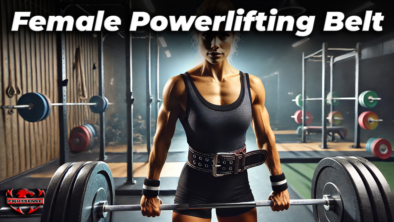 Female Powerlifting Belt: Stability and Strength - FIGHTSENSE
