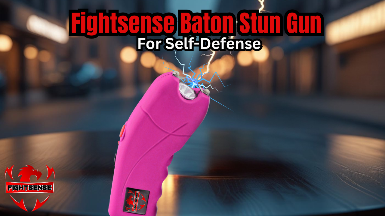 Fightsense Baton Stun Gun for Self-Defense - FIGHTSENSE