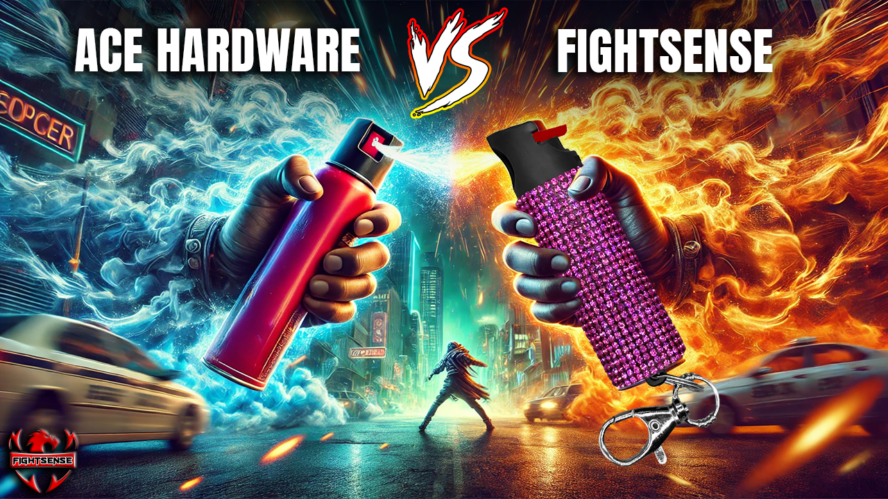 Fightsense Pepper Spray vs. Ace Hardware Pepper Spray - FIGHTSENSE