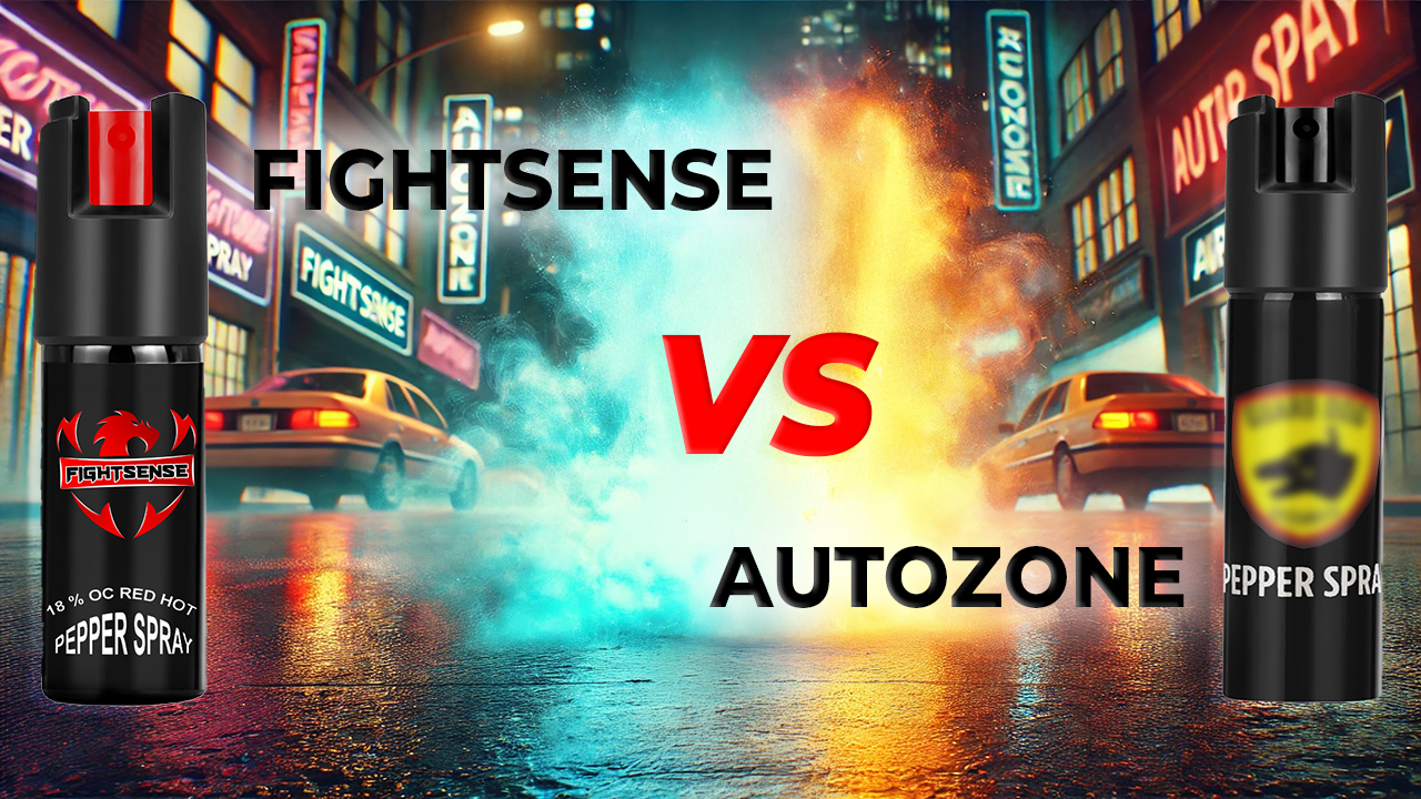 FightSense vs AutoZone Pepper Spray: Key Comparisons - FIGHTSENSE