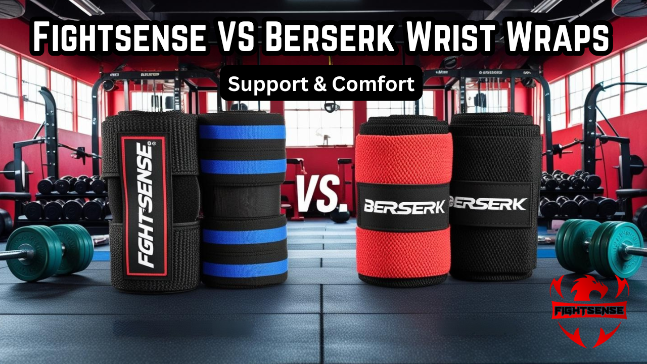 Fightsense vs Berserk Wrist Wraps: Support & Comfort - FIGHTSENSE