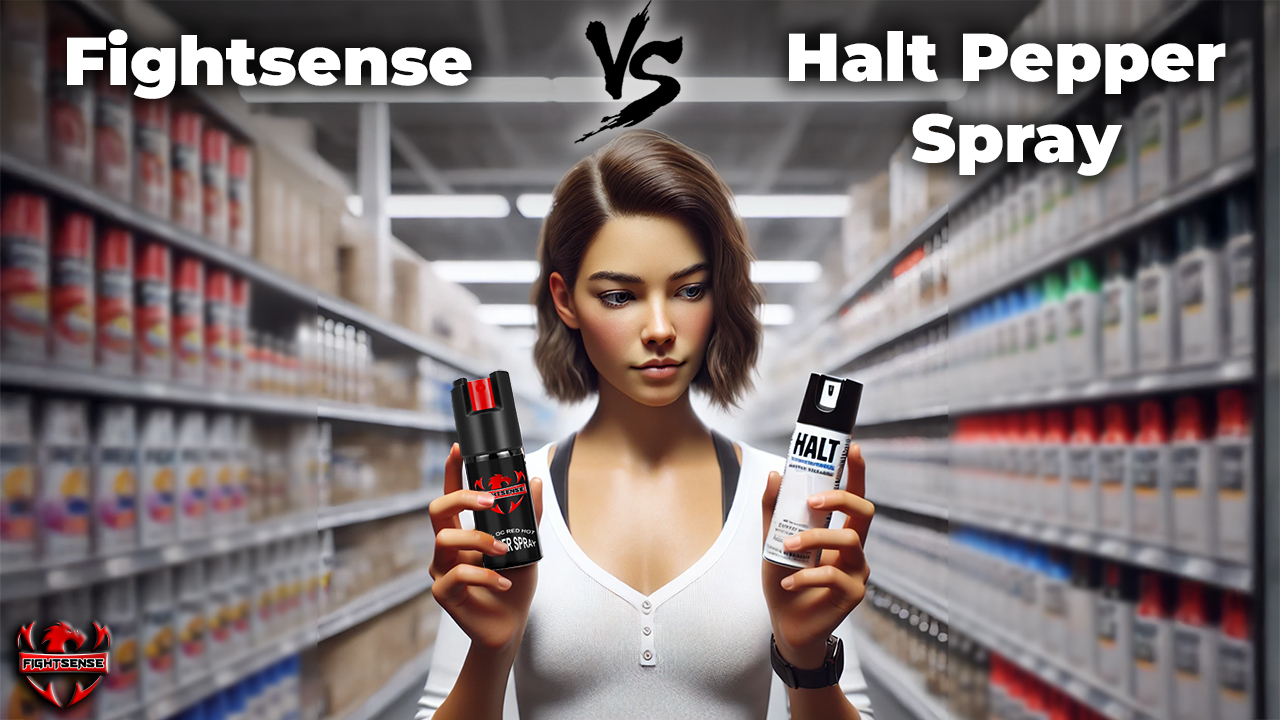 Fightsense vs Halt Pepper Spray: The Best Self-Defense Choice - FIGHTSENSE