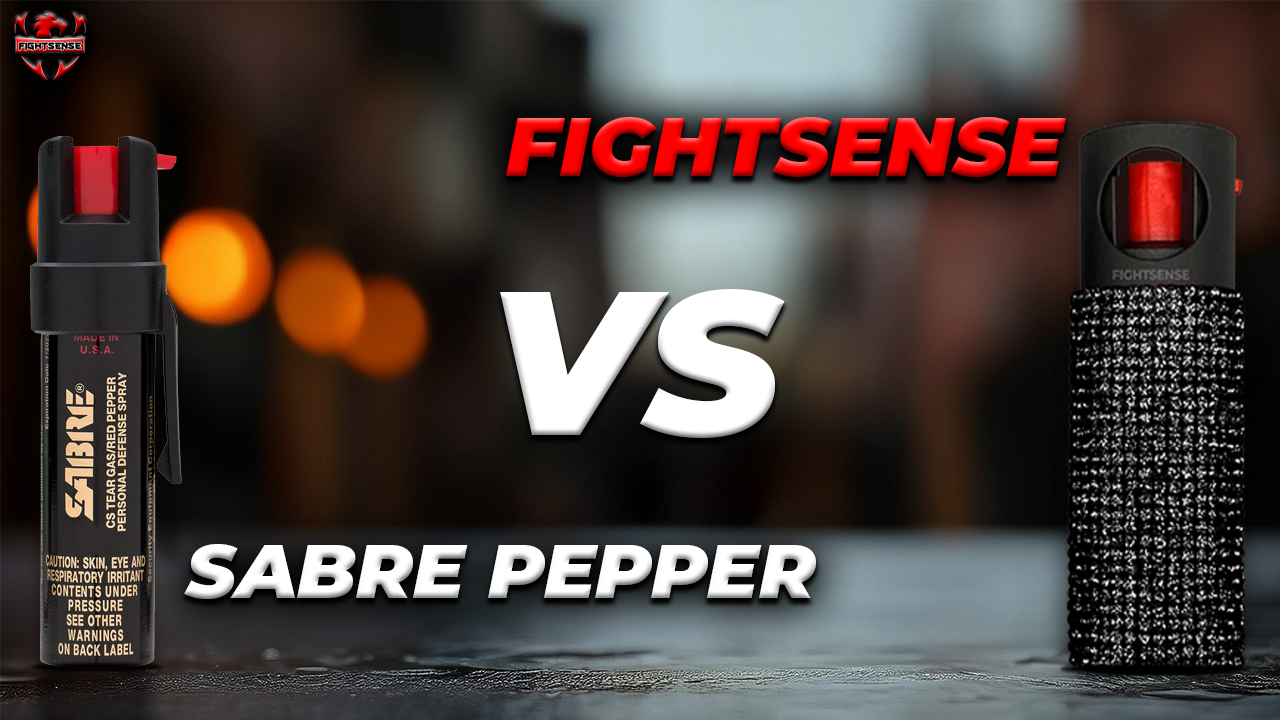 Fightsense vs Sabre Pepper Spray: Which is Better? - FIGHTSENSE