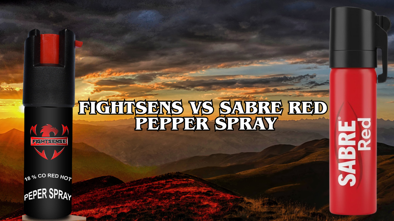 Fightsense vs Sabre Red Pepper Spray - FIGHTSENSE