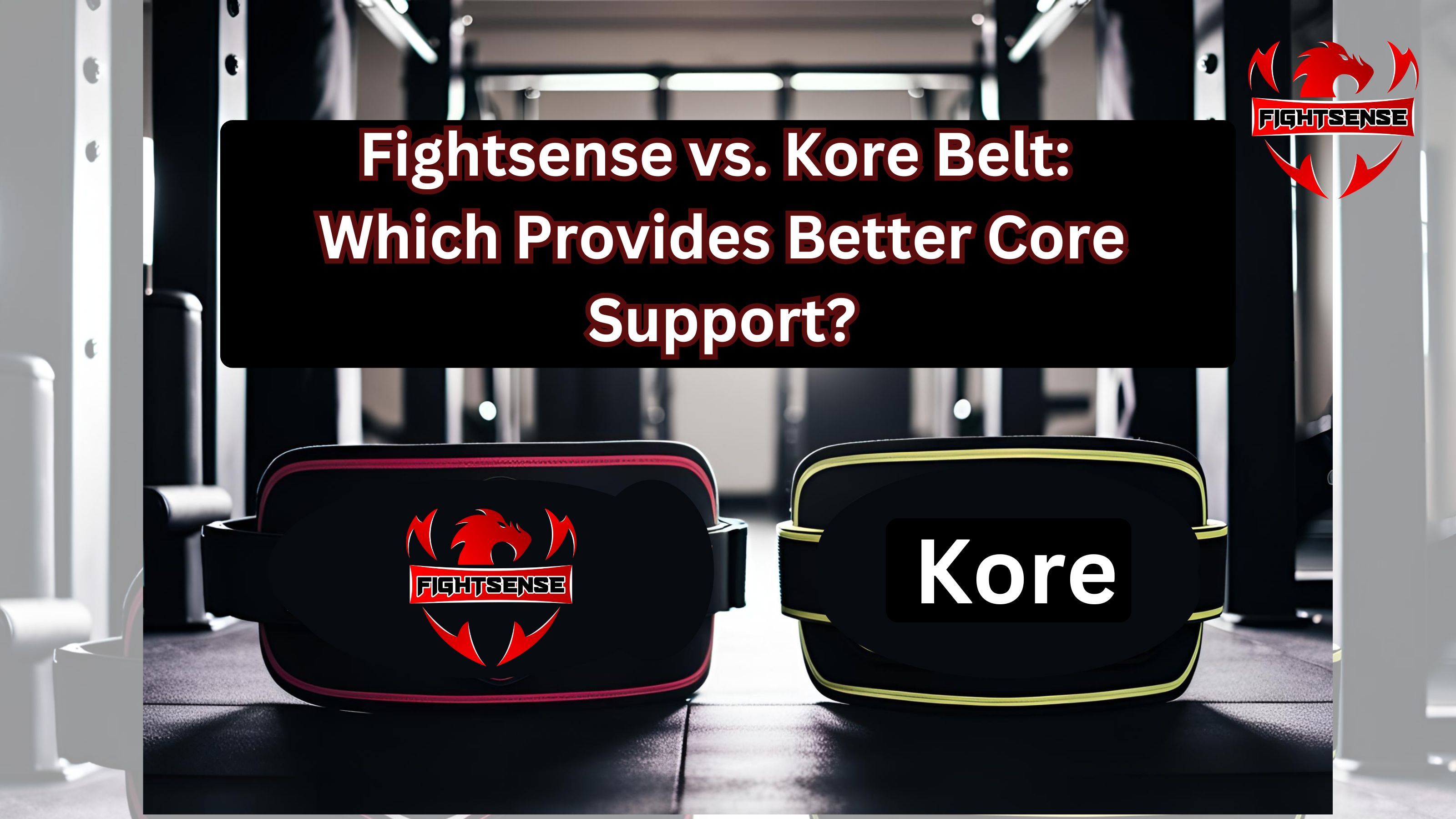 Fightsense vs. Kore Belt: Which Provides Better Core Support? - FIGHTSENSE