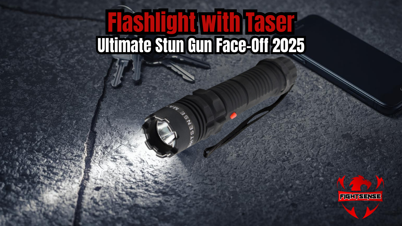 Flashlight with Taser: Ultimate Stun Gun Face-Off 2025 - FIGHTSENSE
