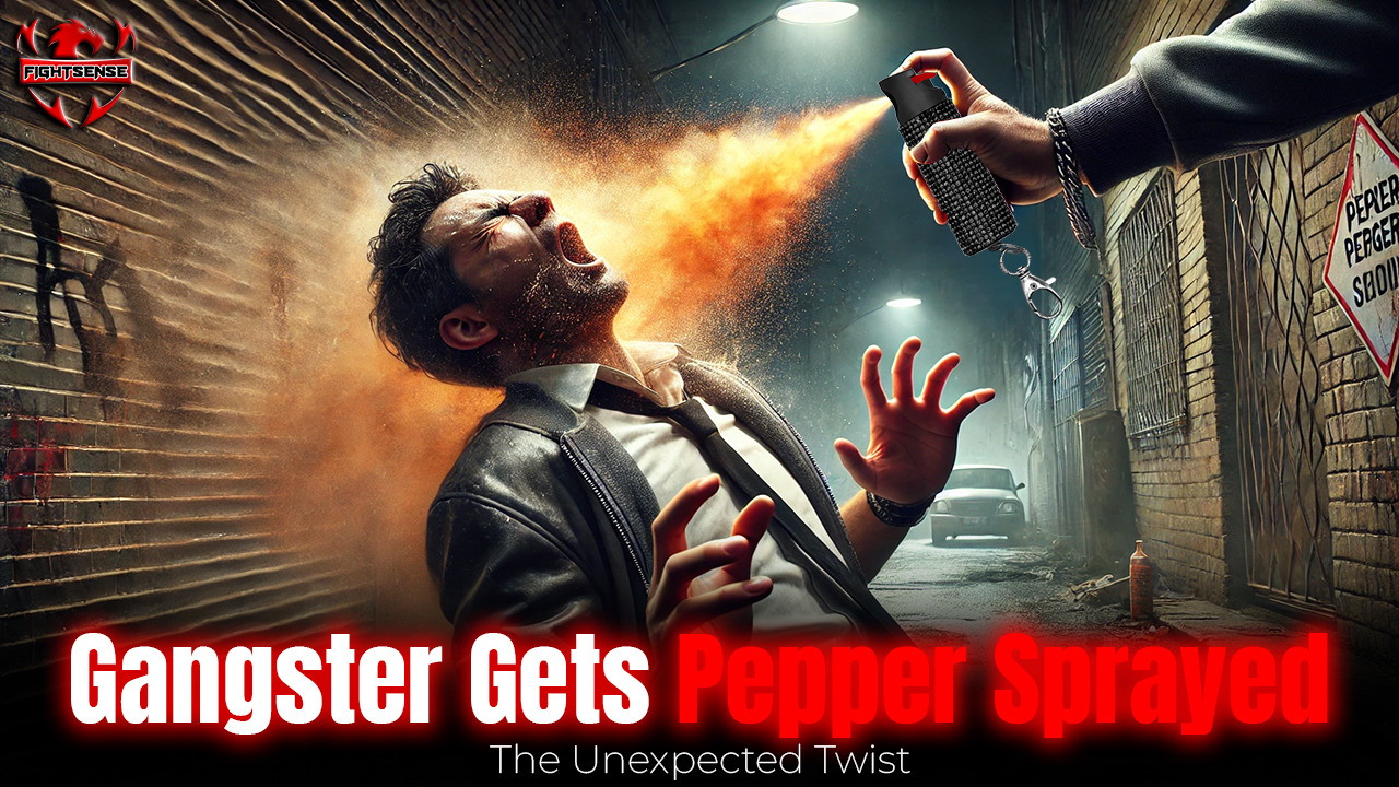 Gangster Gets Pepper Sprayed: The Unexpected Twist - FIGHTSENSE