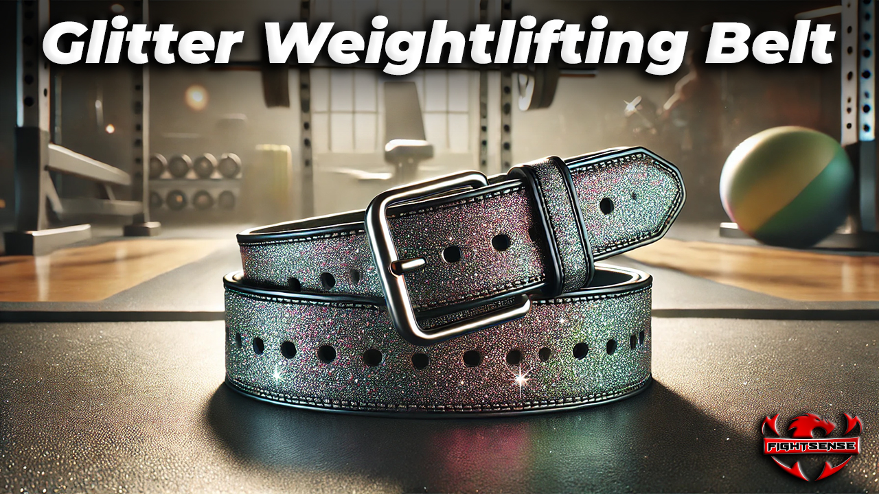 Glitter Weightlifting Belt: Performance & Style Combined - FIGHTSENSE