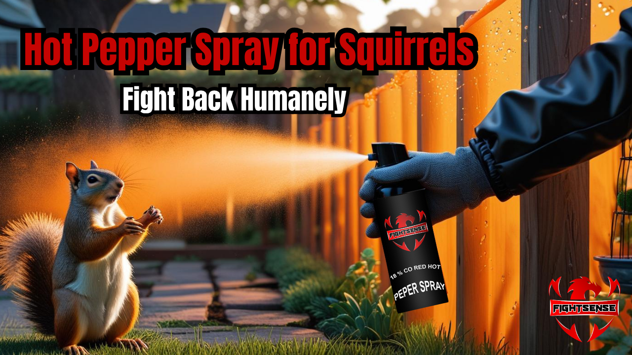 Hot Pepper Spray for Squirrels – Fight Back Humanely - FIGHTSENSE