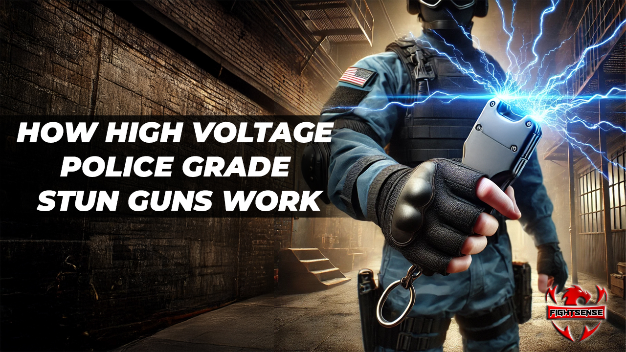 How High Voltage Police Grade Stun Guns Work - FIGHTSENSE