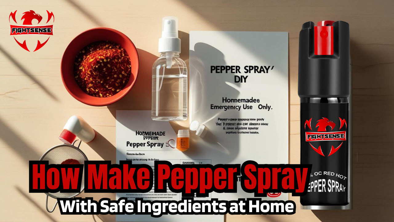 How Make Pepper Spray with Safe Ingredients at Home - FIGHTSENSE