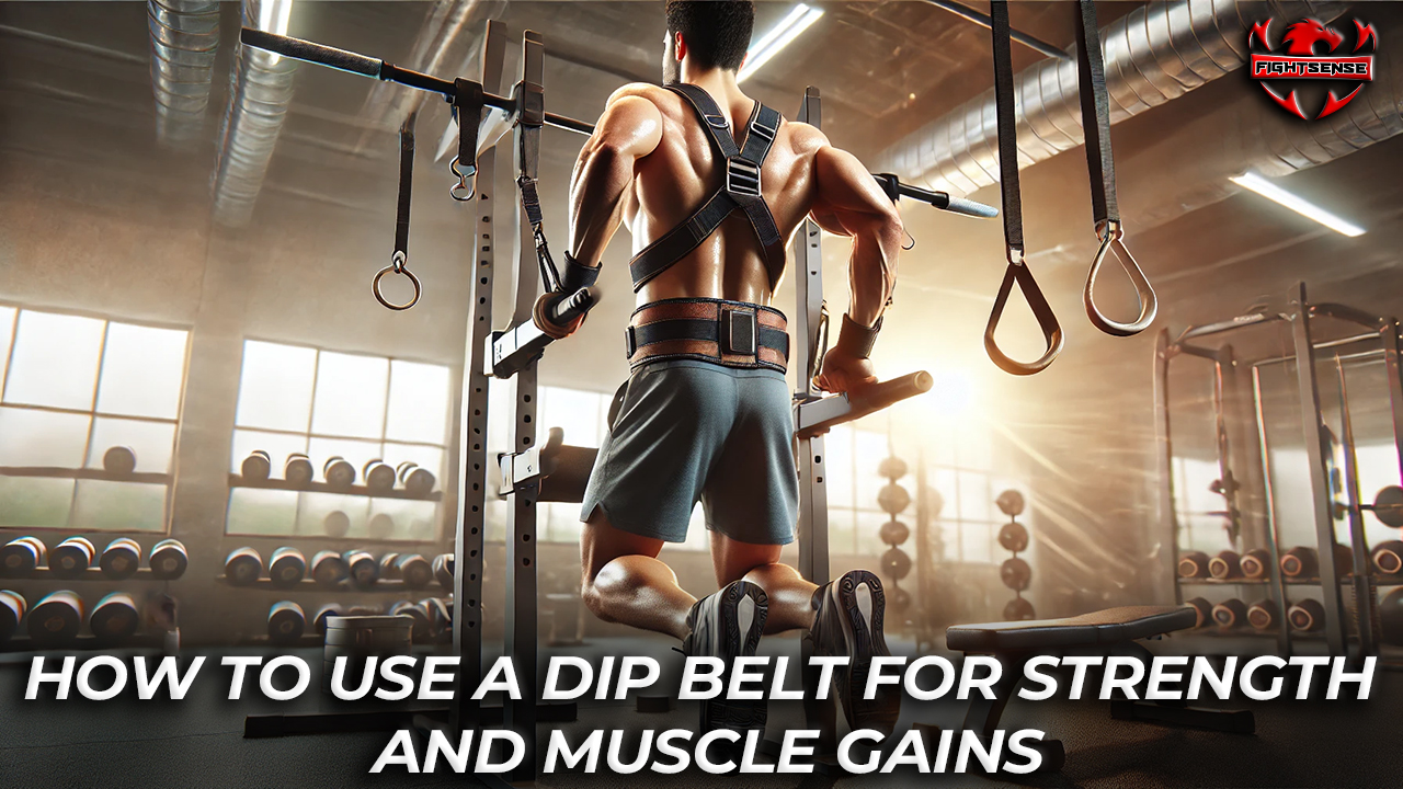 How to Use a Dip Belt for Strength and Muscle Gains - FIGHTSENSE