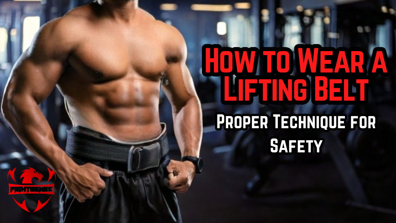 How to Wear a Lifting Belt: Proper Technique for Safety - FIGHTSENSE