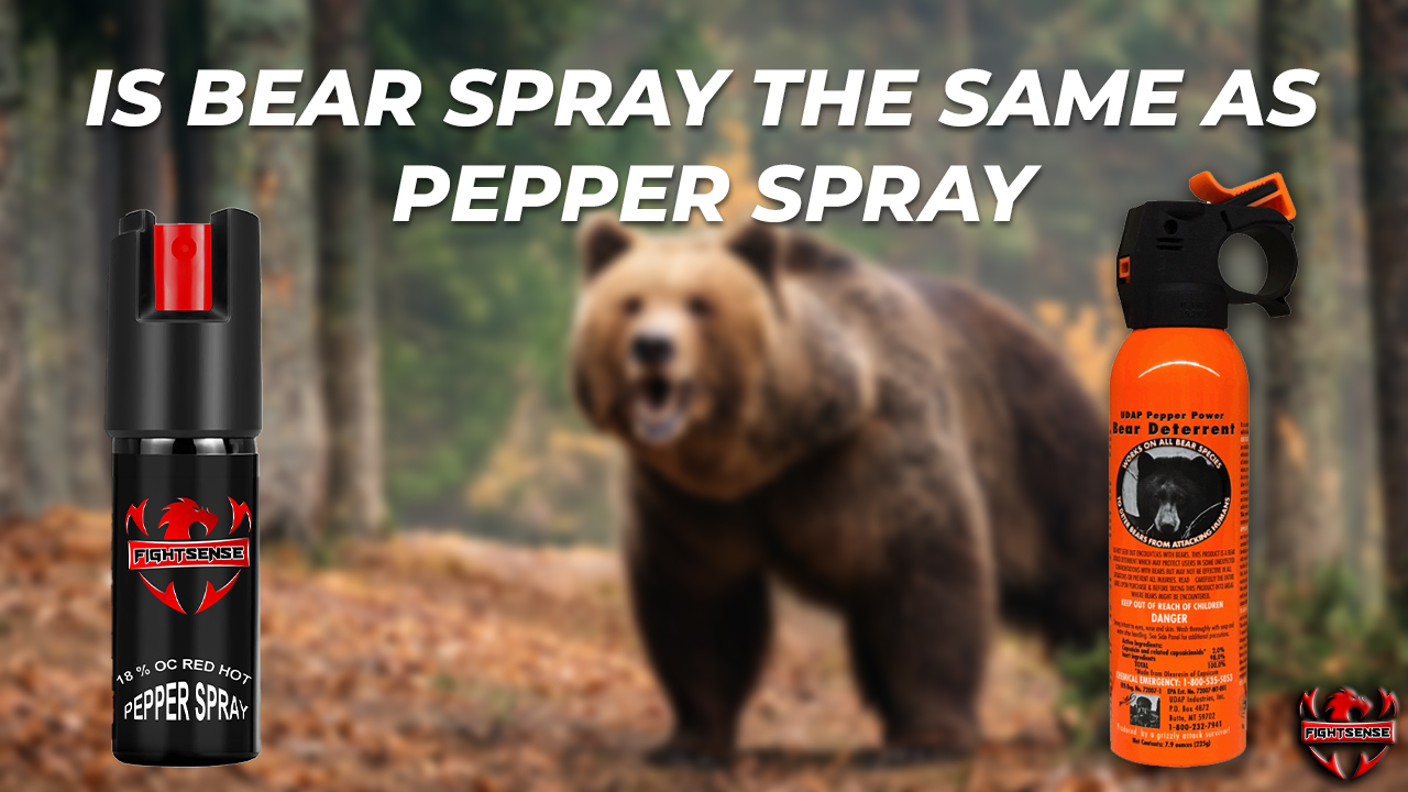 Is Bear Spray the Same as Pepper Spray? - FIGHTSENSE