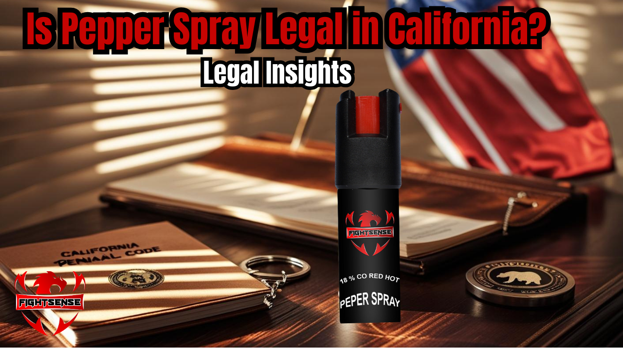 Is Pepper Spray Legal in California? Legal Insights - FIGHTSENSE