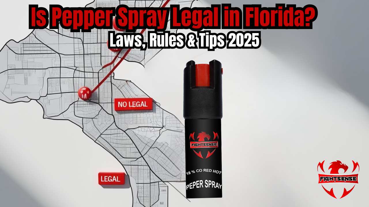Is Pepper Spray Legal in Florida? Laws, Rules & Tips 2025 - FIGHTSENSE
