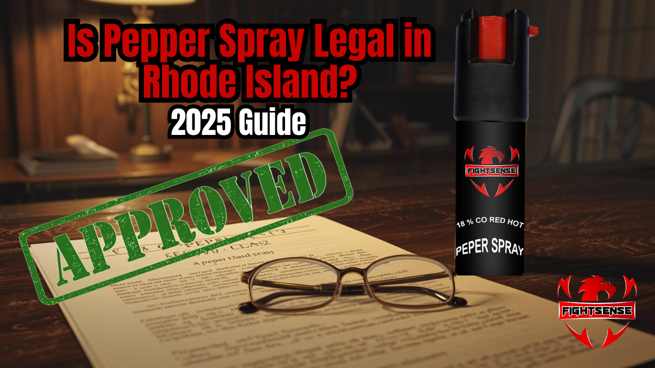 Is Pepper Spray Legal in Rhode Island? 2025 Guide - FIGHTSENSE