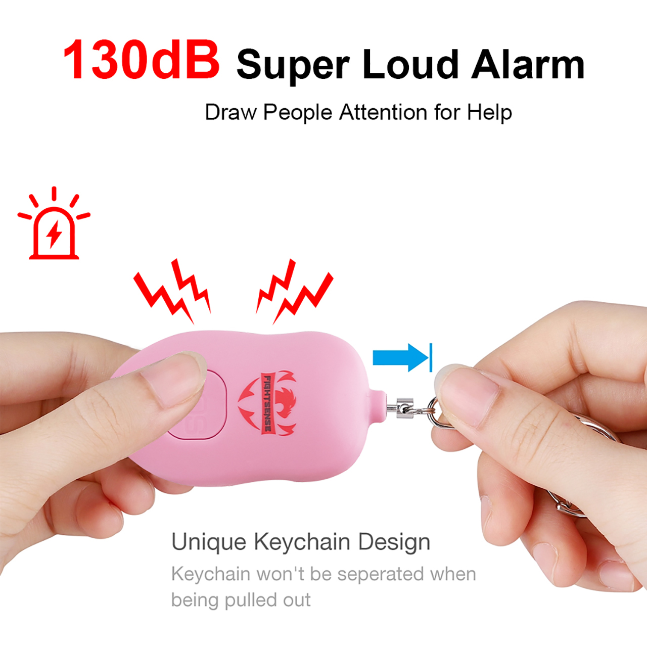 Keychain Alarm: Your Discreet Guardian for Safety - FIGHTSENSE