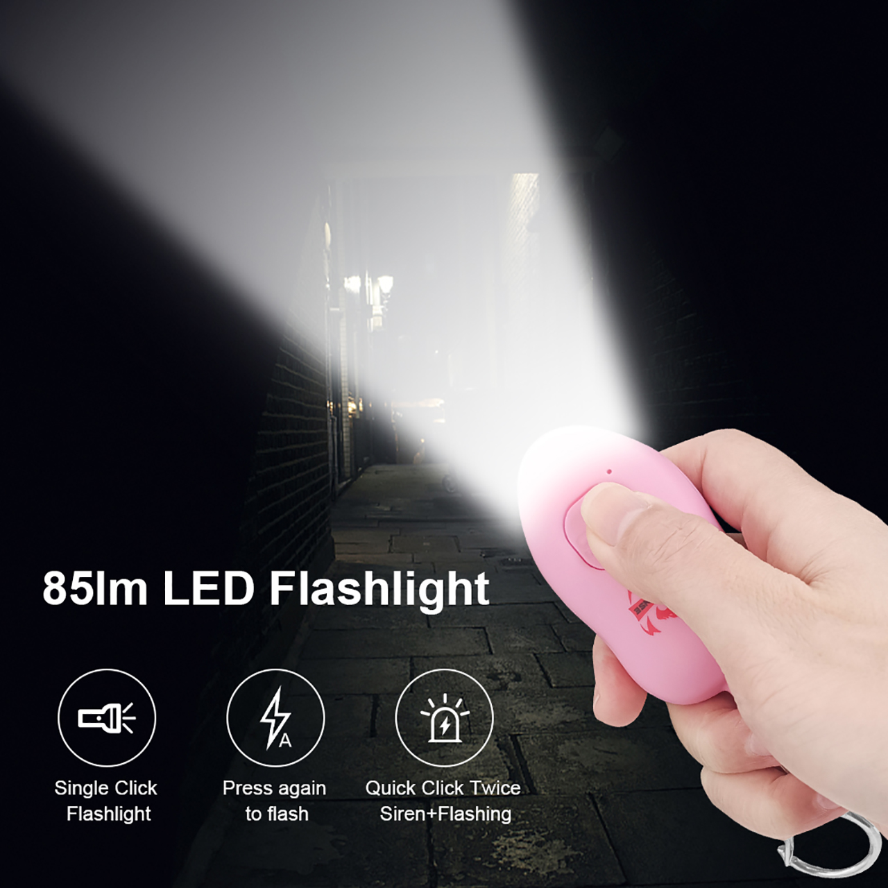 Keychain Alarm: Your Discreet Guardian for Safety - FIGHTSENSE