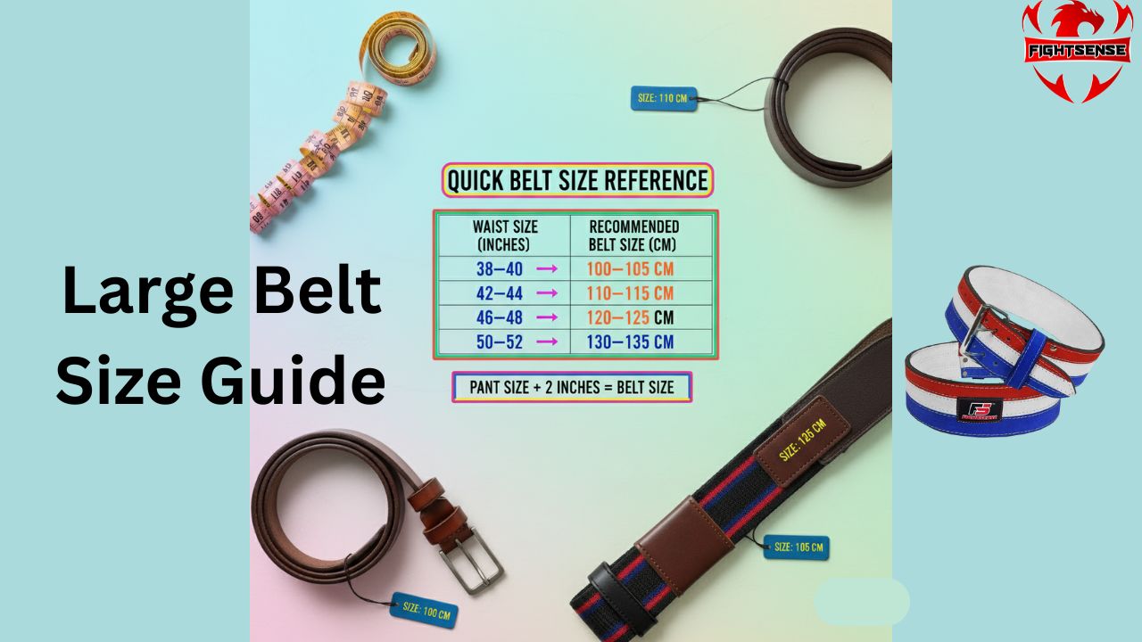 Large Belt Size Guide: How to Pick the Perfect Fit - FIGHTSENSE