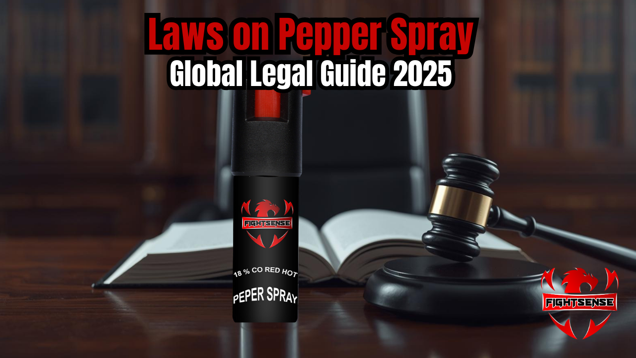 Laws on Pepper Spray: Global Legal Guide 2025 - FIGHTSENSE