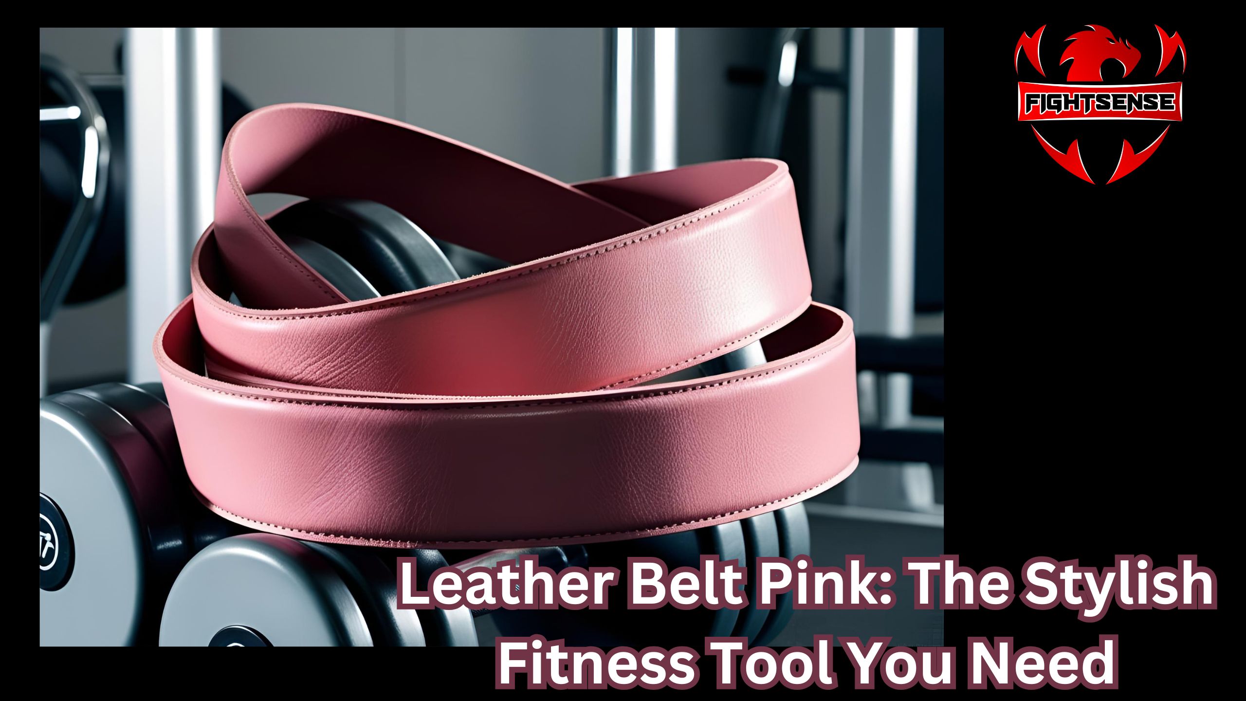 Leather Belt Pink: The Stylish Fitness Tool You Need - FIGHTSENSE