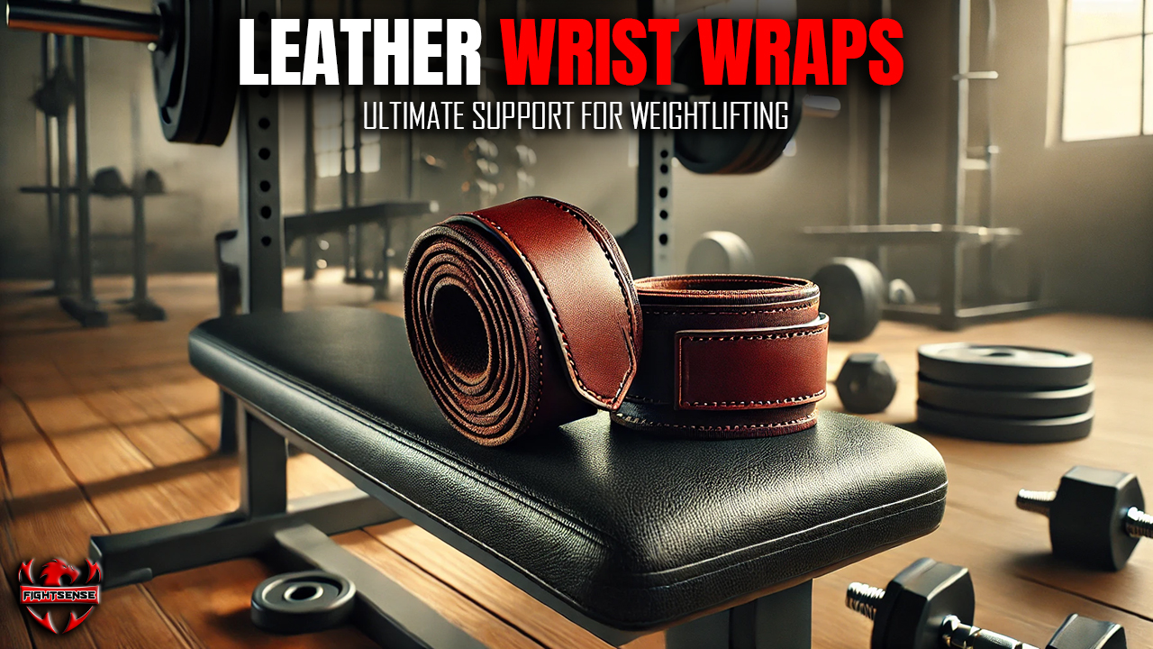 Leather Wrist Wraps: Ultimate Support for Weightlifting - FIGHTSENSE