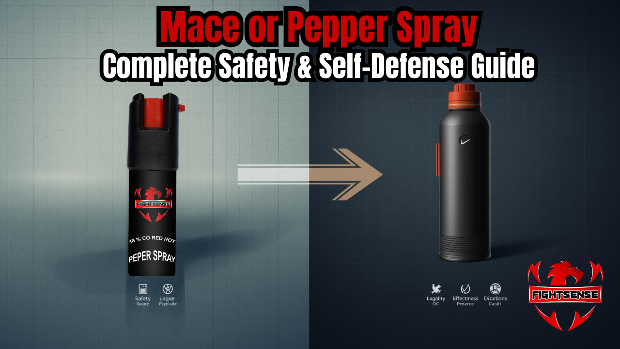 Mace or Pepper Spray: Complete Safety & Self-Defense Guide - FIGHTSENSE