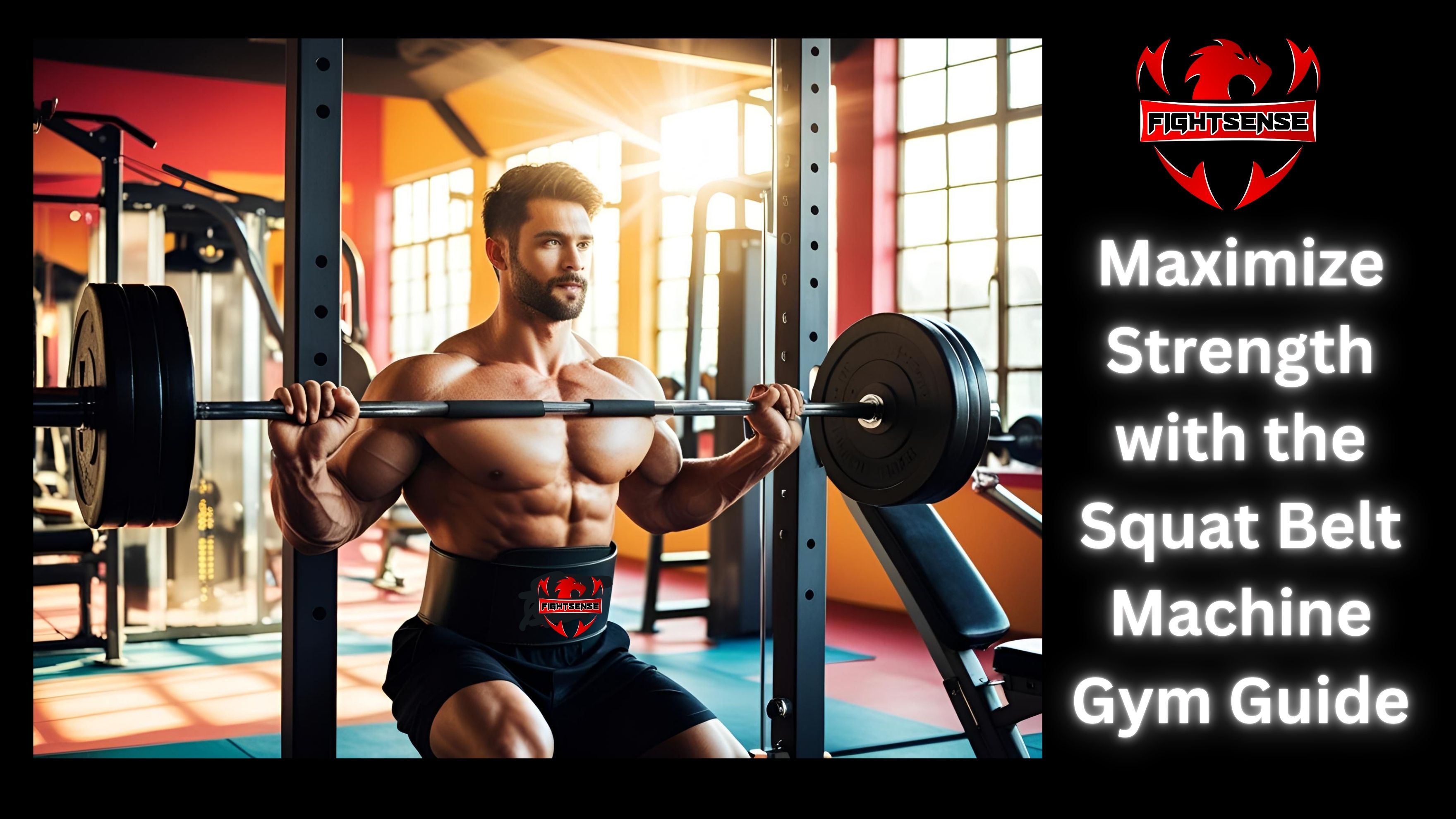 Maximize Strength with the Squat Belt Machine Gym Guide - FIGHTSENSE